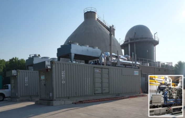 Biogas CHP generators with fuel blending system for WWTP in Grandville (USA) - Guascor Energy